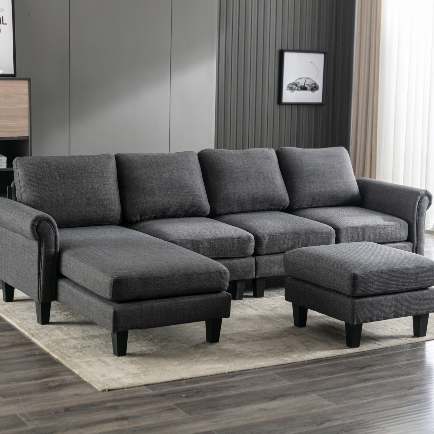 Accentuating your living room with the sleek and stylish COOLMORE ...