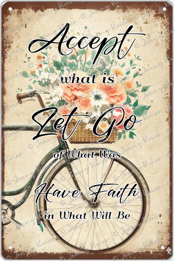 Accept What Is Let Go of What Was Have Faith in What Will Be - Bible ...