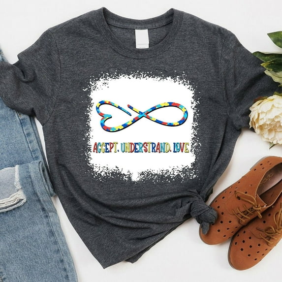 Accept Understand Love Neurodiversity Infinity Autism Shirt, Autism ...