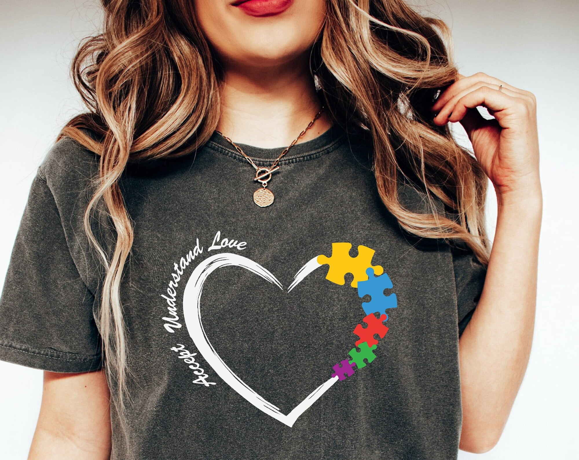 Accept Understand Love Shirt Autism Teacher Shirt ABA Therapist Shirt ...