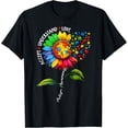 Accept Understand Love Sunflower Autism Awareness Men Women T-Shirt ...