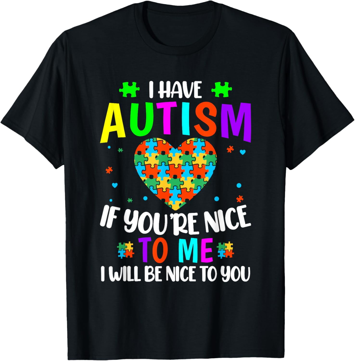 Acceptance Of Autism Infinity Autistic Pride Neurodiversity T-Shirt ...
