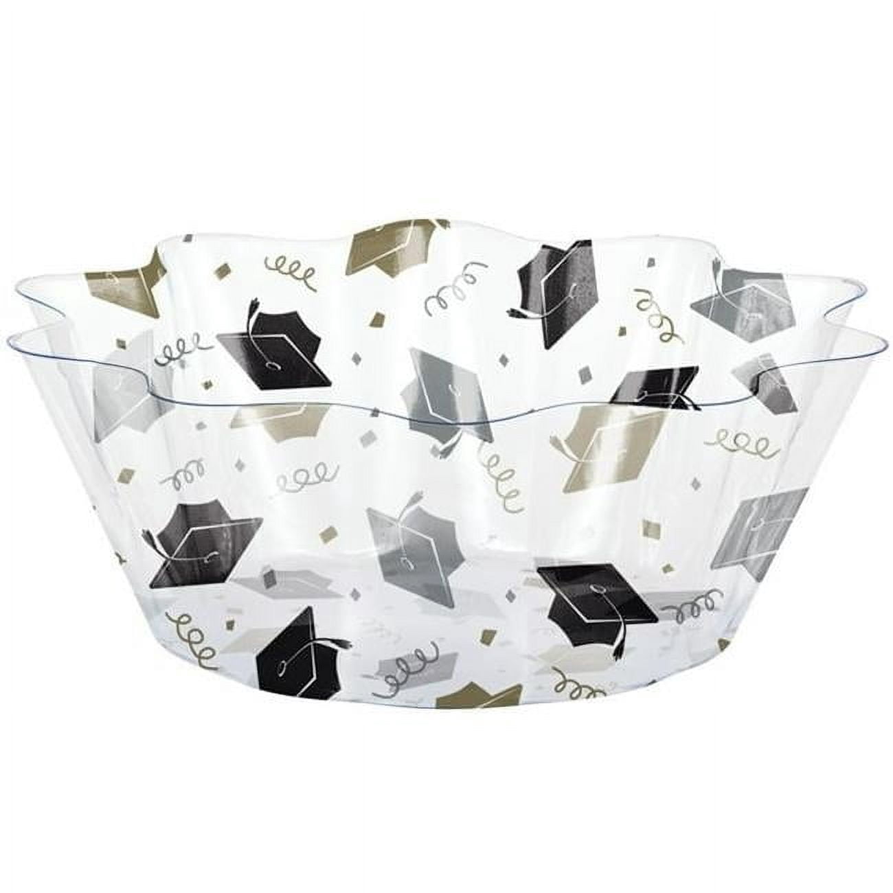 Access 8 in. Fluted Grad Bowl, Black, Gold & Silver - Walmart.com