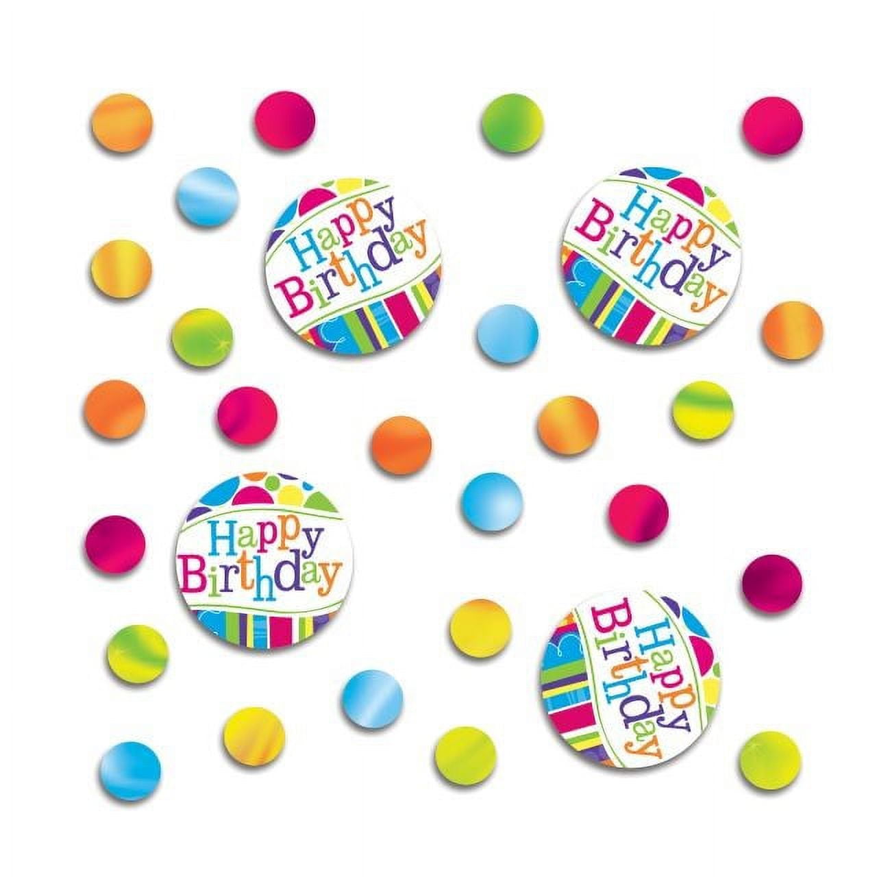 Access Bright And Bold Confetti Happy Birthday, 1 Ct - Walmart.com