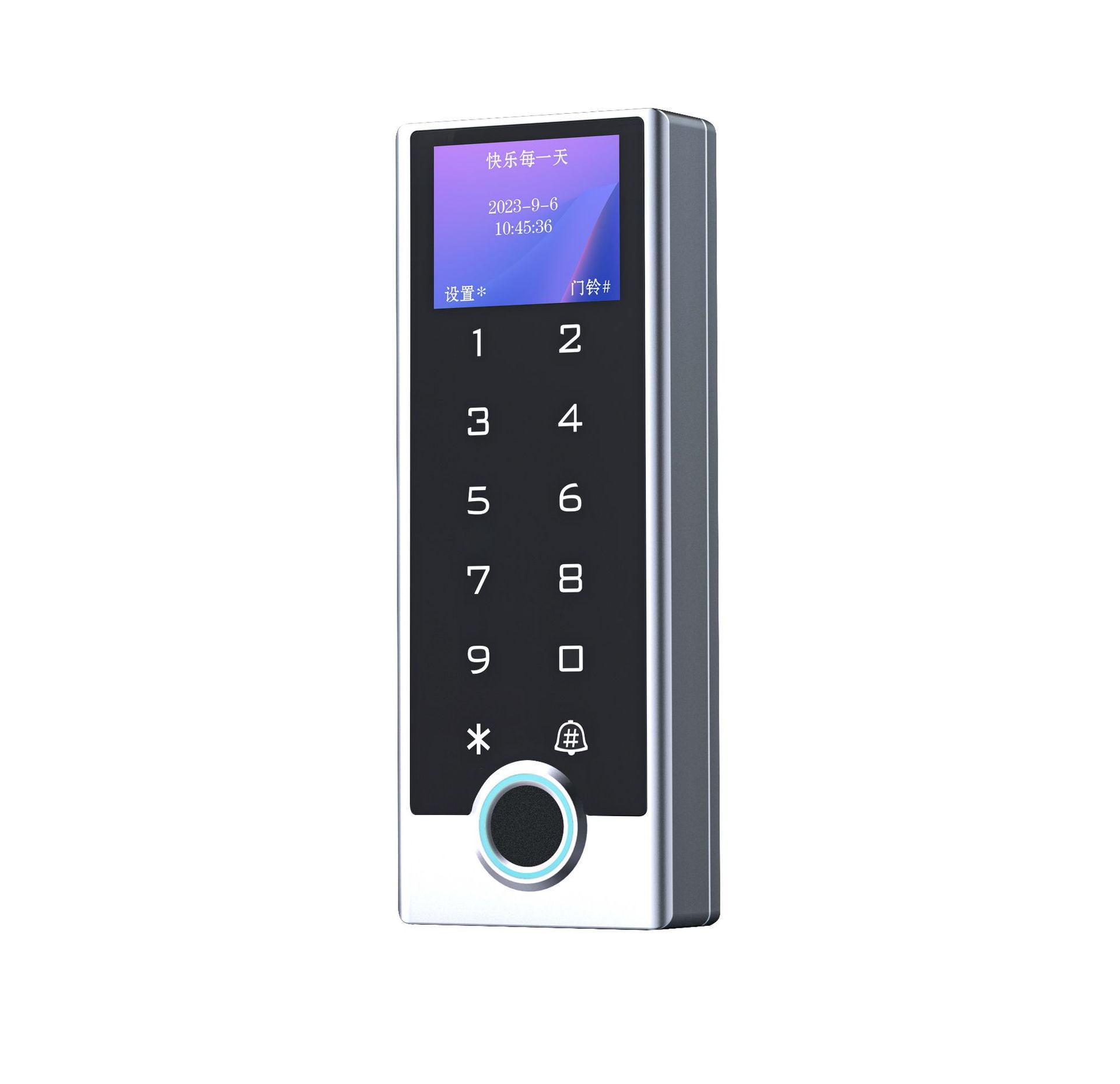 Access Control System with LED Screen/Voice, Fingerprint Password Stand ...