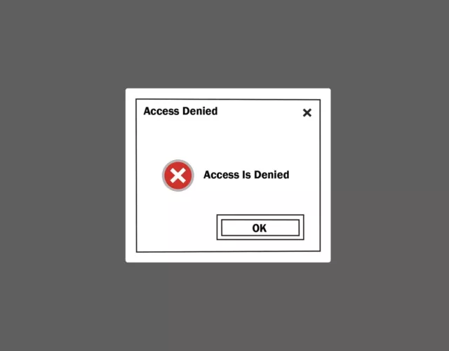 Access Denied Sticker Error Waterproof Sticker Phone Decal Water Bottle ...