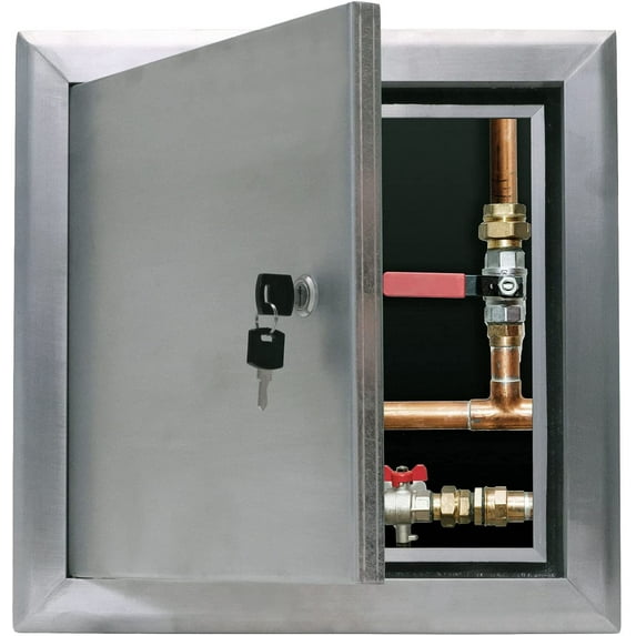 Access Door 12" X 12" Aluminum Insulated Fire Rated Access Panel Door ...