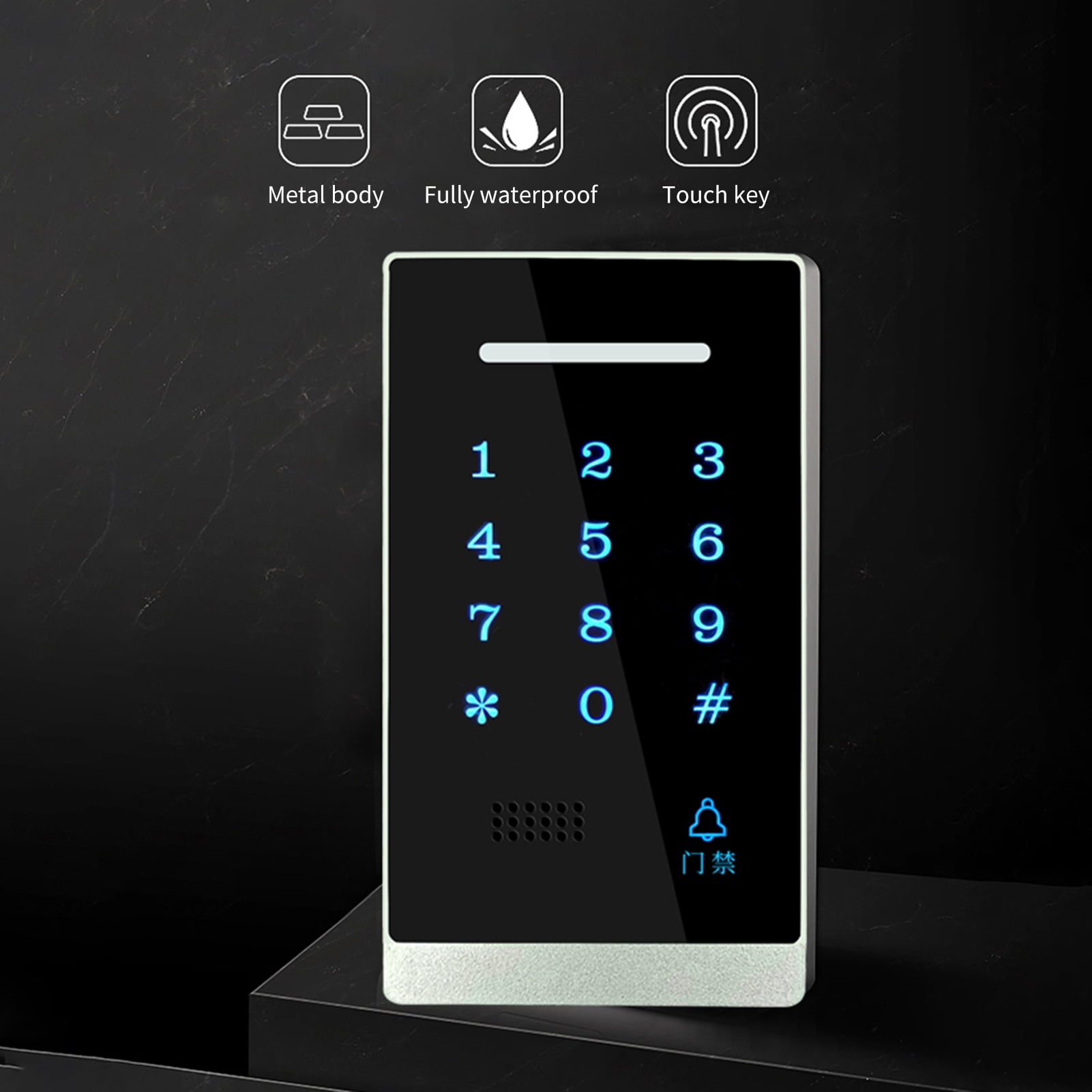 Access Keypad,Door Keypad Waterproof Door Keypad Waterproof Pad Pad ...