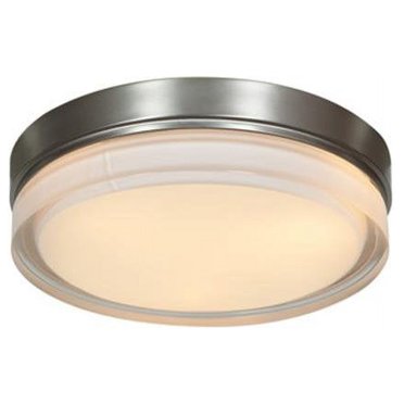 Access Lighting 20832LEDD-BS-ACR 12 in. ModPLUS LED Flush Mount Ceiling ...
