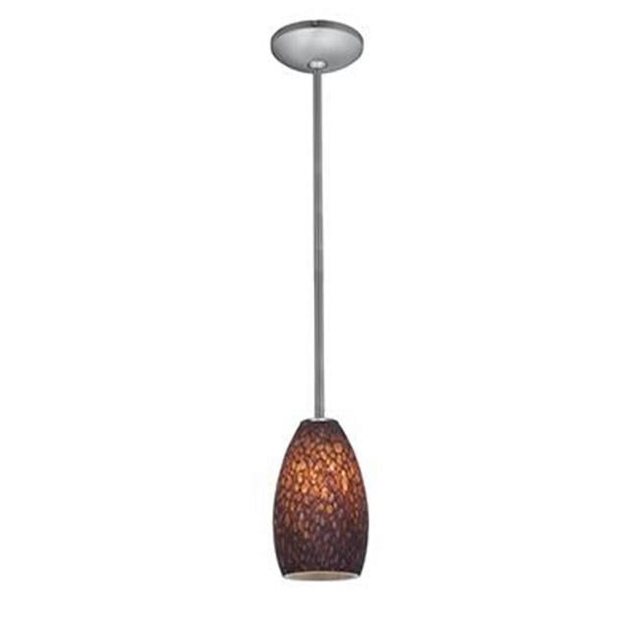 Access Lighting 28012-1R-BS-BRST 5 in. Janine 1 Light Brushed Steel ...