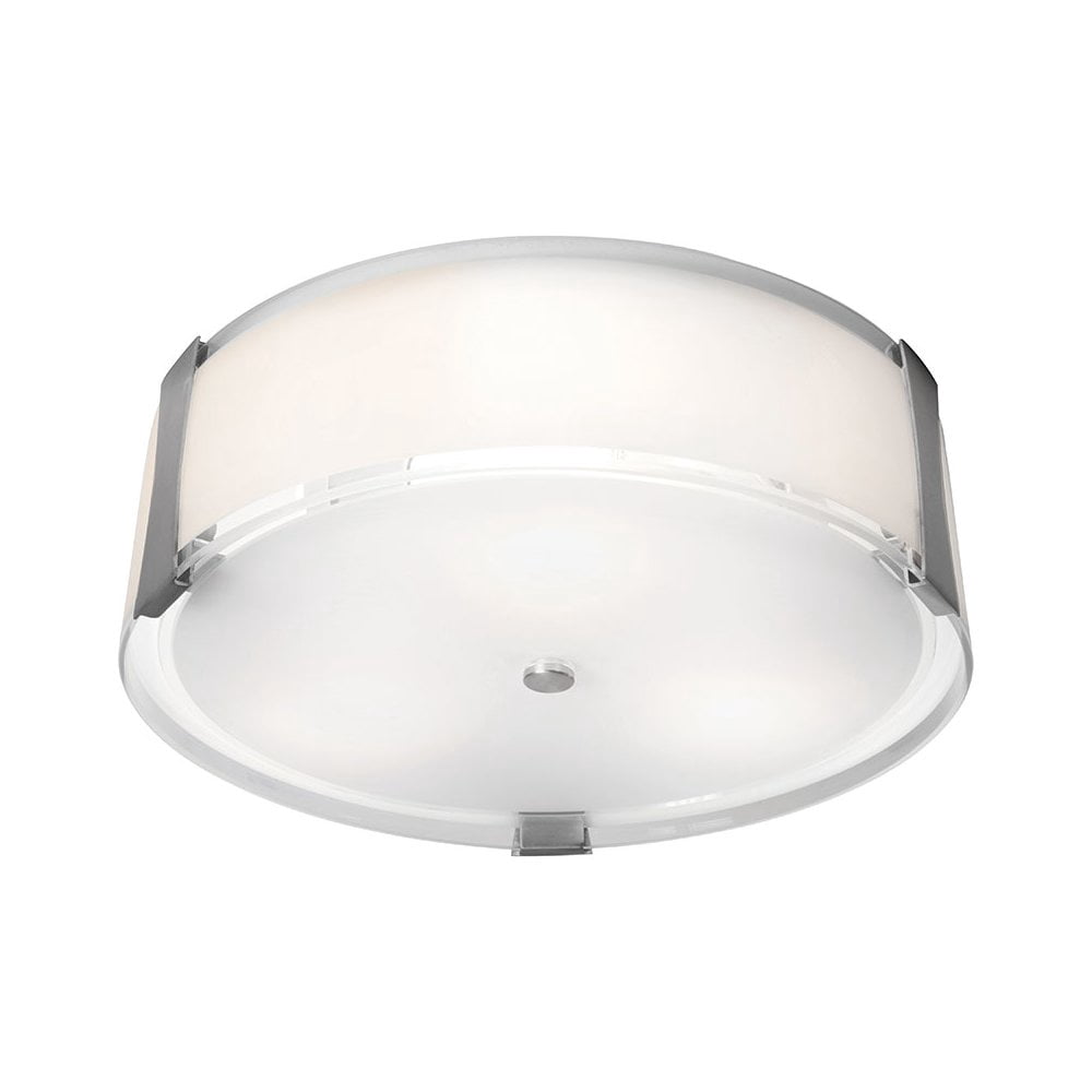 Access Lighting LED Flush Mount in Brushed Steel Color - Walmart.com