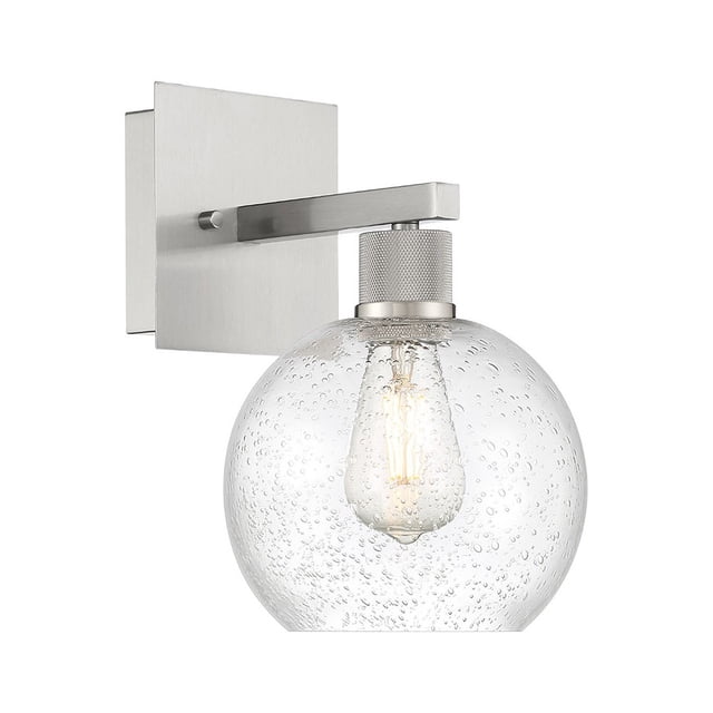 Access Lighting Burgundy LED Wall Sconce in Brushed Steel Color ...