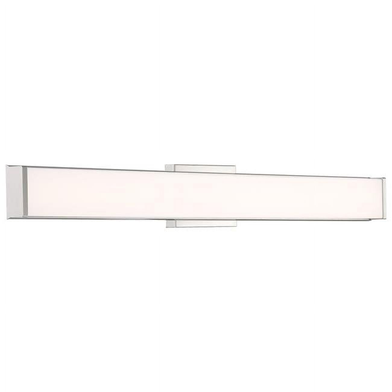 Access Lighting Citi Brushed Steel LED Vanity with Acrylic Lens N/A 30 ...
