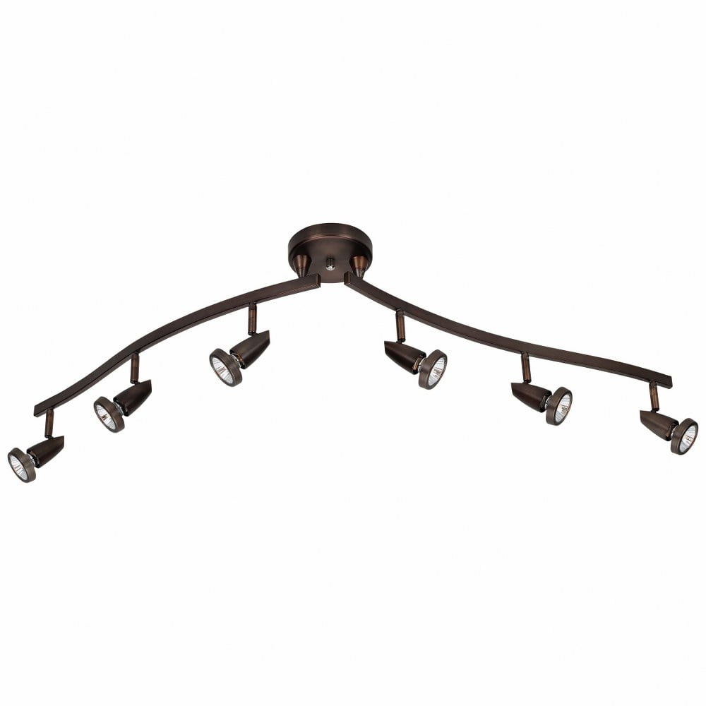 Access Lighting Mirage 6-light Bronze LED Spotlight Semi-flush Mount ...