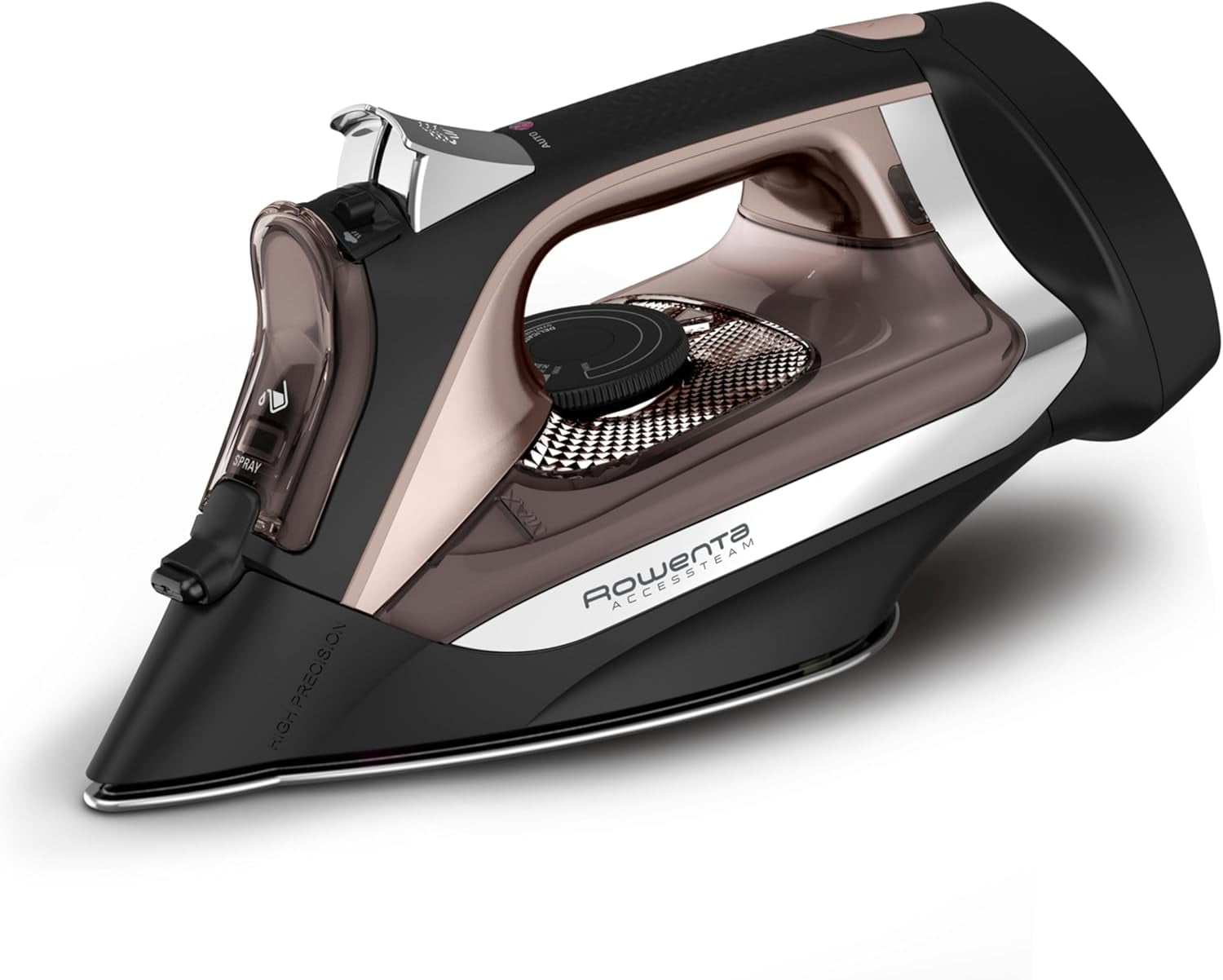 Access Stainless Steel Soleplate Steam Iron with Retractable Cord ...