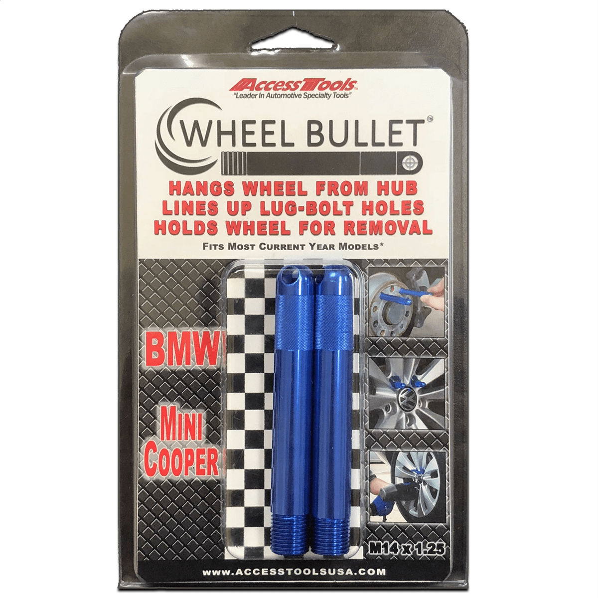 Access Tools Wheel Bullet 2-Pack 14x1.25 - Walmart.com