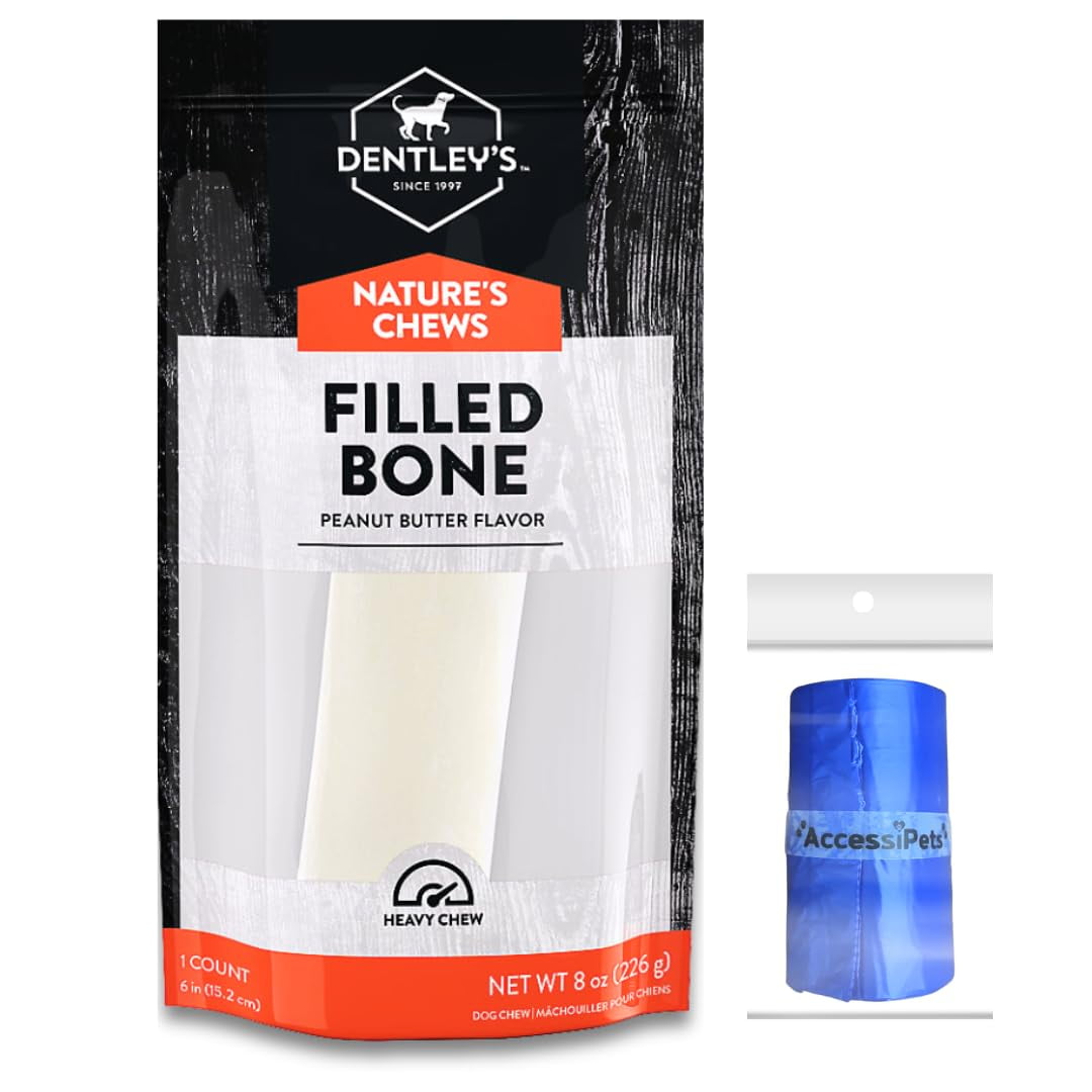 AccessiPets Filled Dog Bones TMA2 Bundles for Large Dogs, Large Stuffed ...