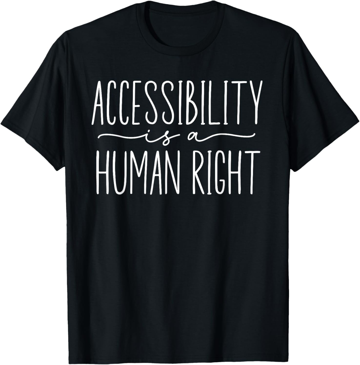 Accessibility is A Human Right, Disability Awareness pride T-Shirt ...