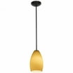 28023-1c-orb/rusky-Access Lighting-Brandy FireBird-One Light Glass Pendant with Cord-6 Inches ...