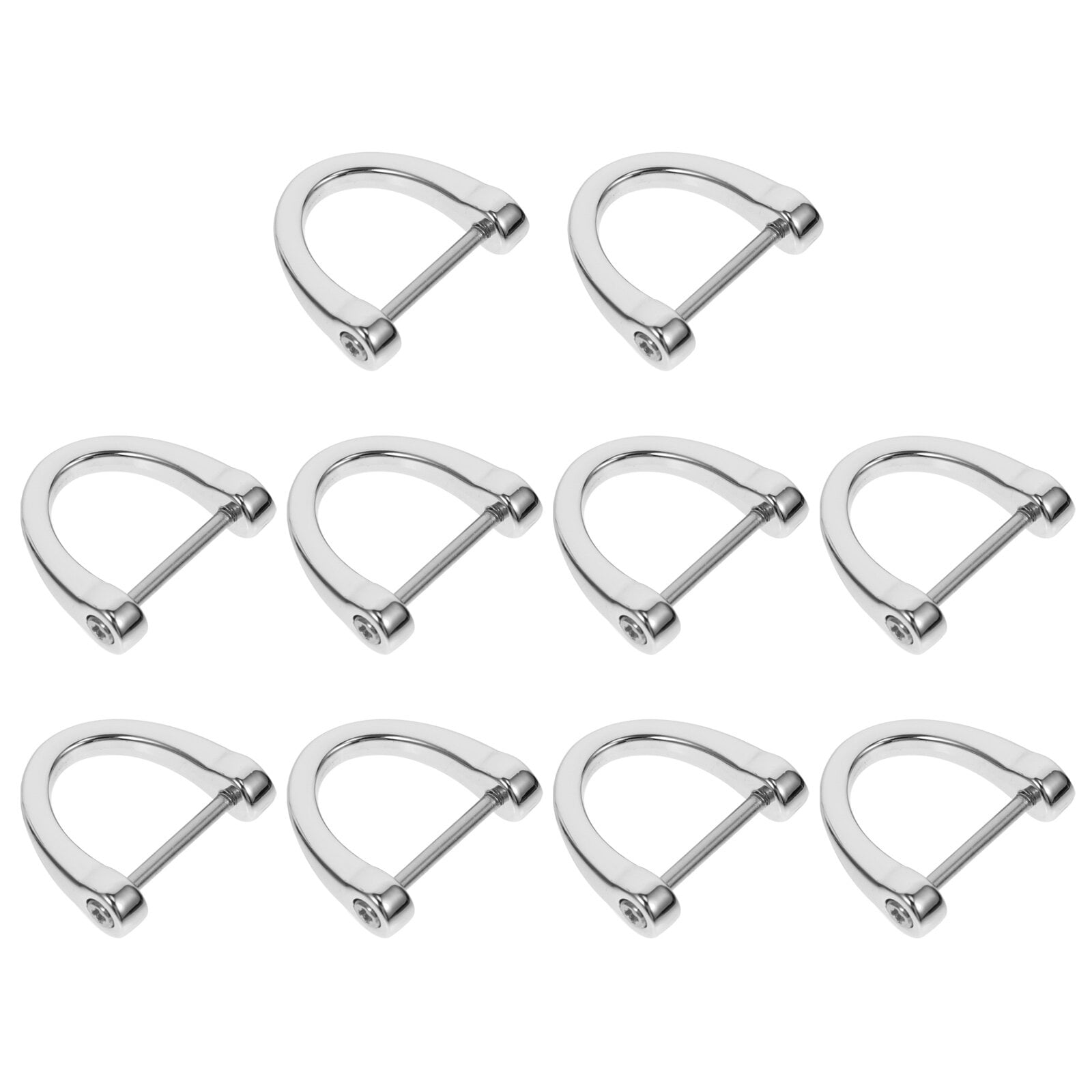 Accessories Bag D-Shaped Rings Metal Silver Purse Replacement Bags ...
