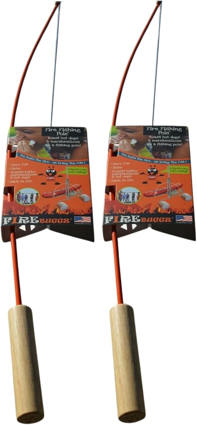 Accessories - Campfire Fishing Pole Roaster - Funny Marshmallow and Hot ...