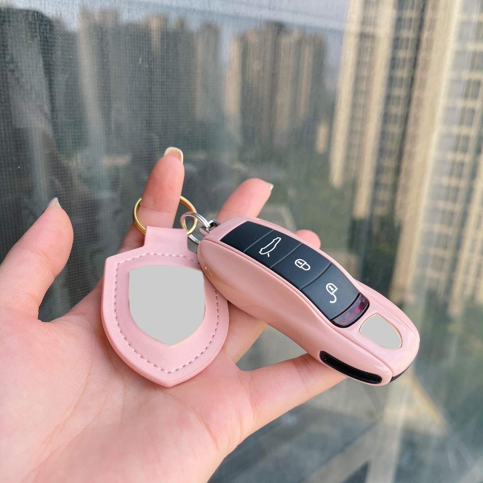 Accessories Car Key Fob Cover Case Shell For Audi A5L A6L E-Tron Q6L E ...