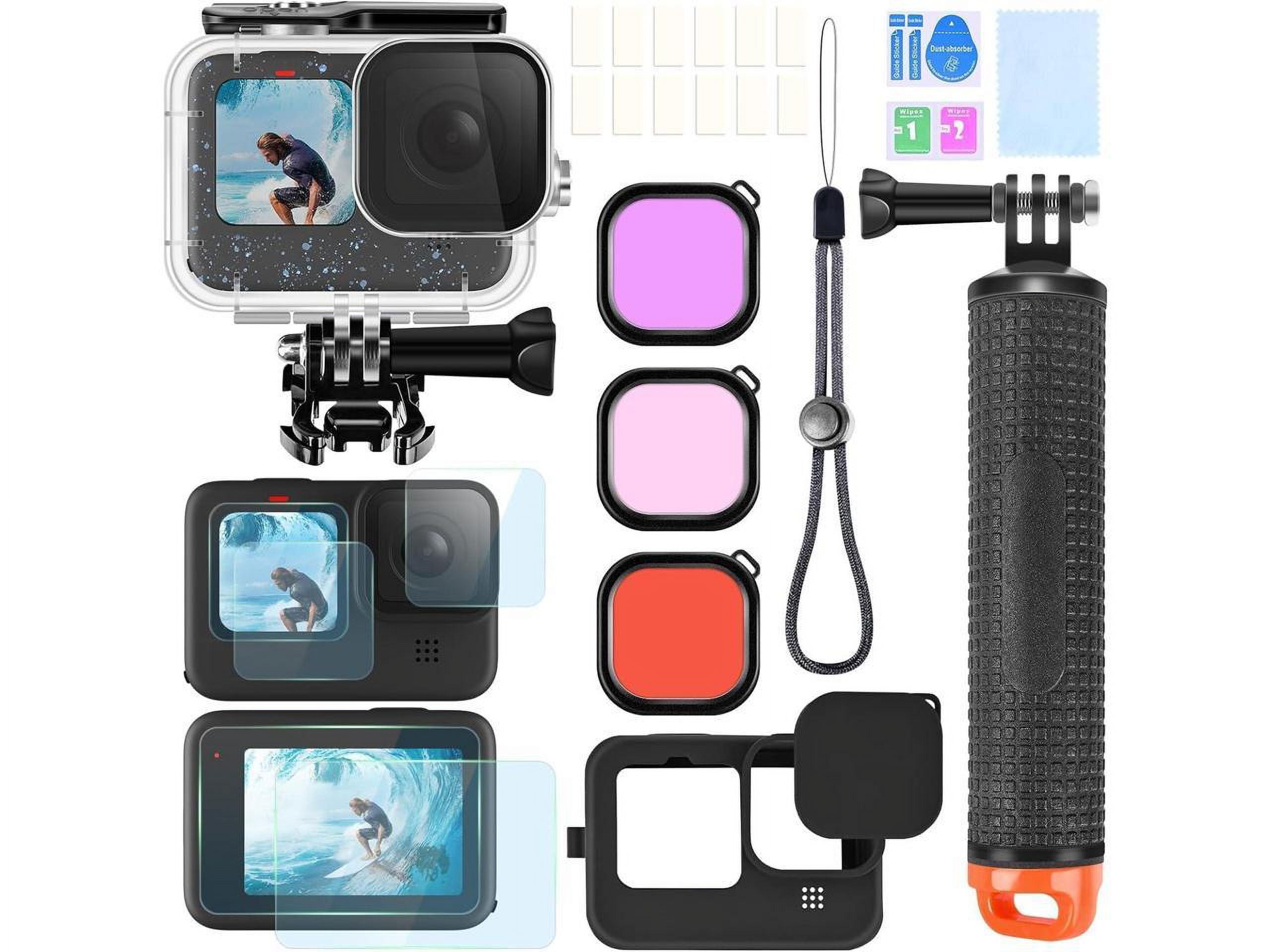 Accessories Kit for Gopro Hero 12 11 10 9 Waterproof Housing Case ...