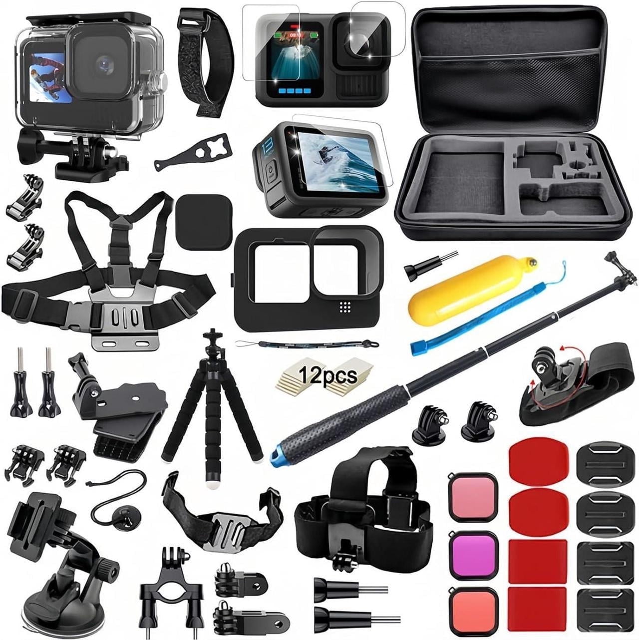 Accessories Kit for Gopro Hero 13 Black Accessory Bundle Waterproof ...
