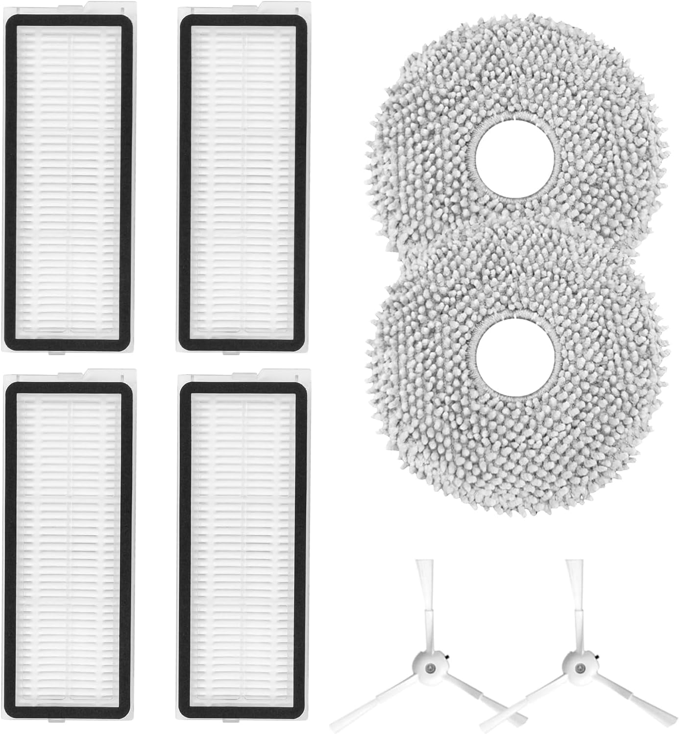 Accessories Kit for Roborock Qrevo MaxV Qrevo Pro Qrevo S, 2 Mop Pads ...