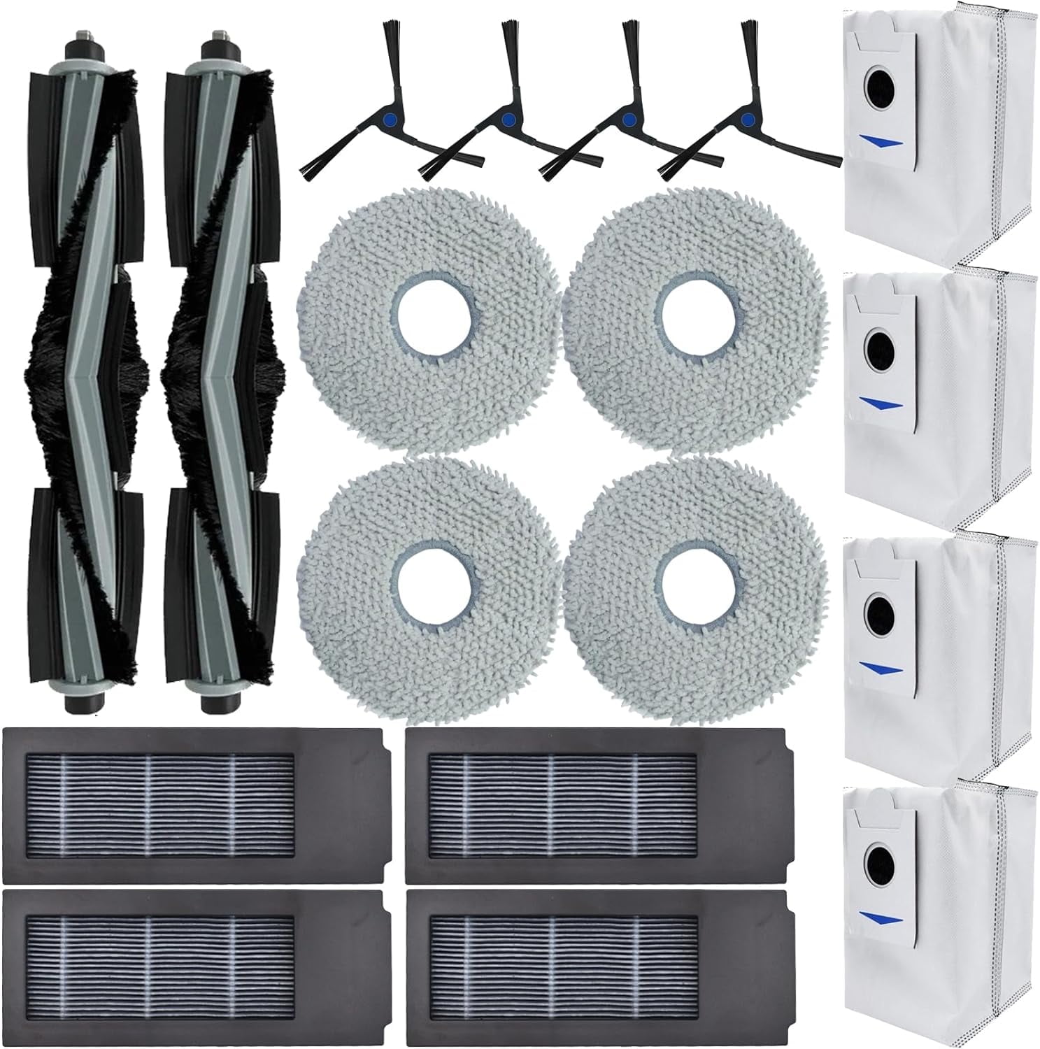 18 Pcs Accessories Set Replacement for Ecovacs Deebot X2/ X2 pro/ X2 ...