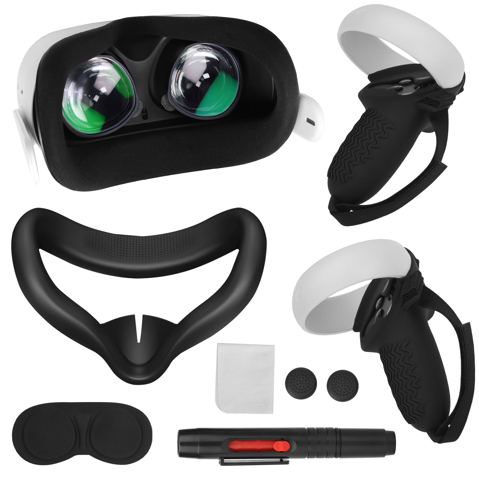 EEEkit 8-in-1 Accessories Set for Oculus Quest 2 VR - Black - Walmart.com