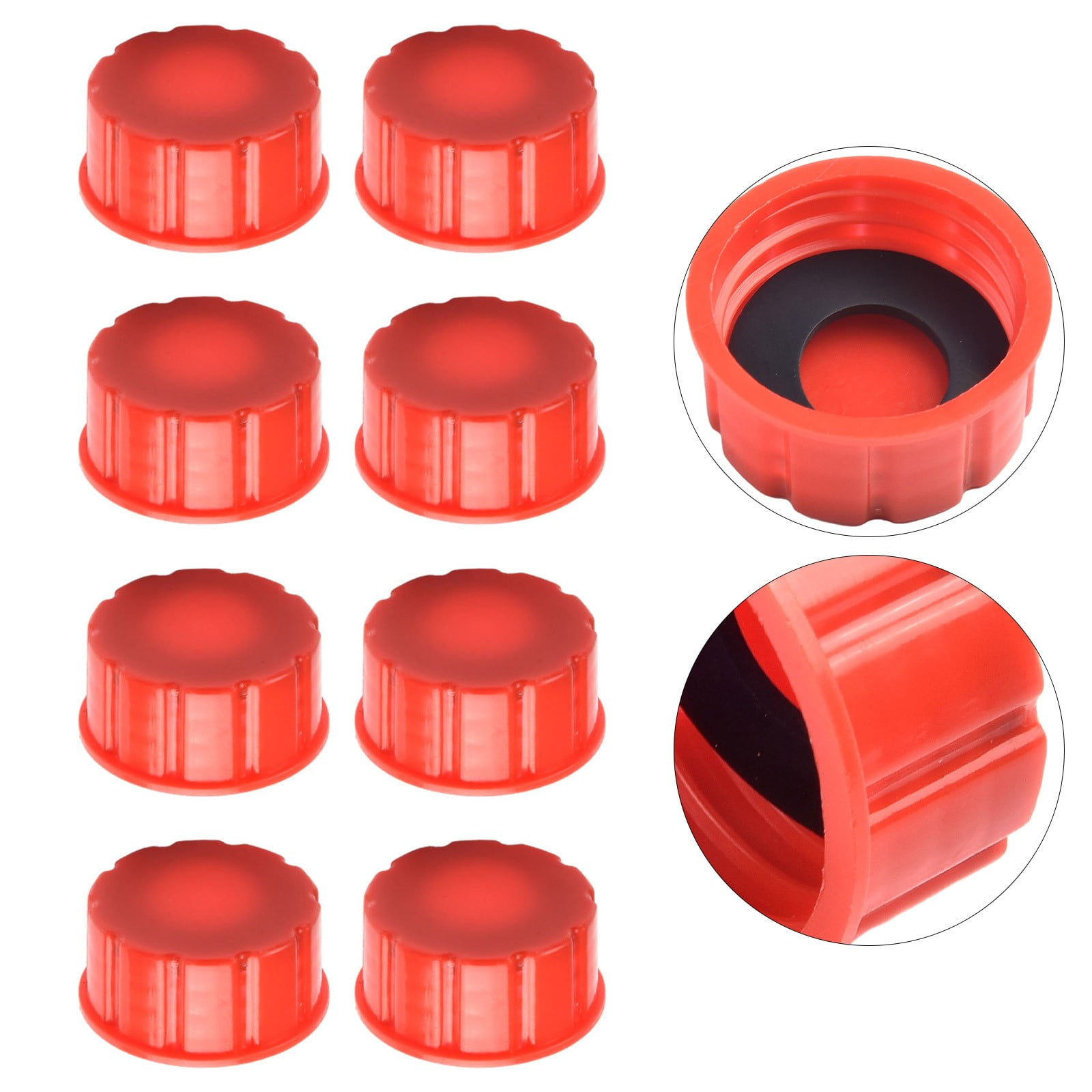 Accessories Utility Gas Tank 8 * Gasket Base Cap ABS Opening Gas Tanks ...