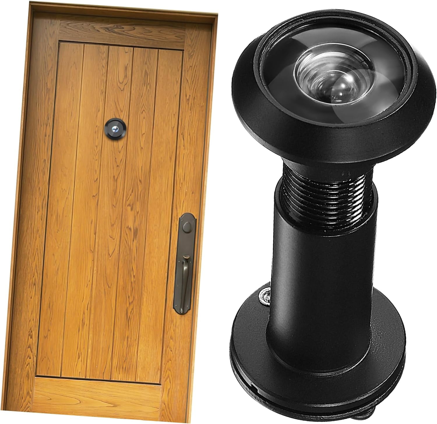 Cat's Eye Door Viewer Peephole Large Peephole Cover Digital Peephole ...