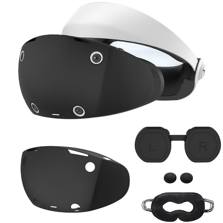 Accessories for PSVR2 2023 VR Shell Disposable Eye Cover Joysticks Case Lens Protector Cover for PS VR 2 JMIANeodark Black