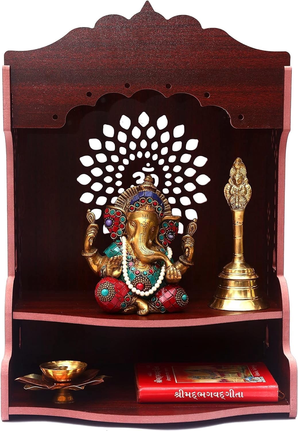 Accessorize Kingdom Beautiful MDF Wooden Temple/Home Temple/Pooja ...