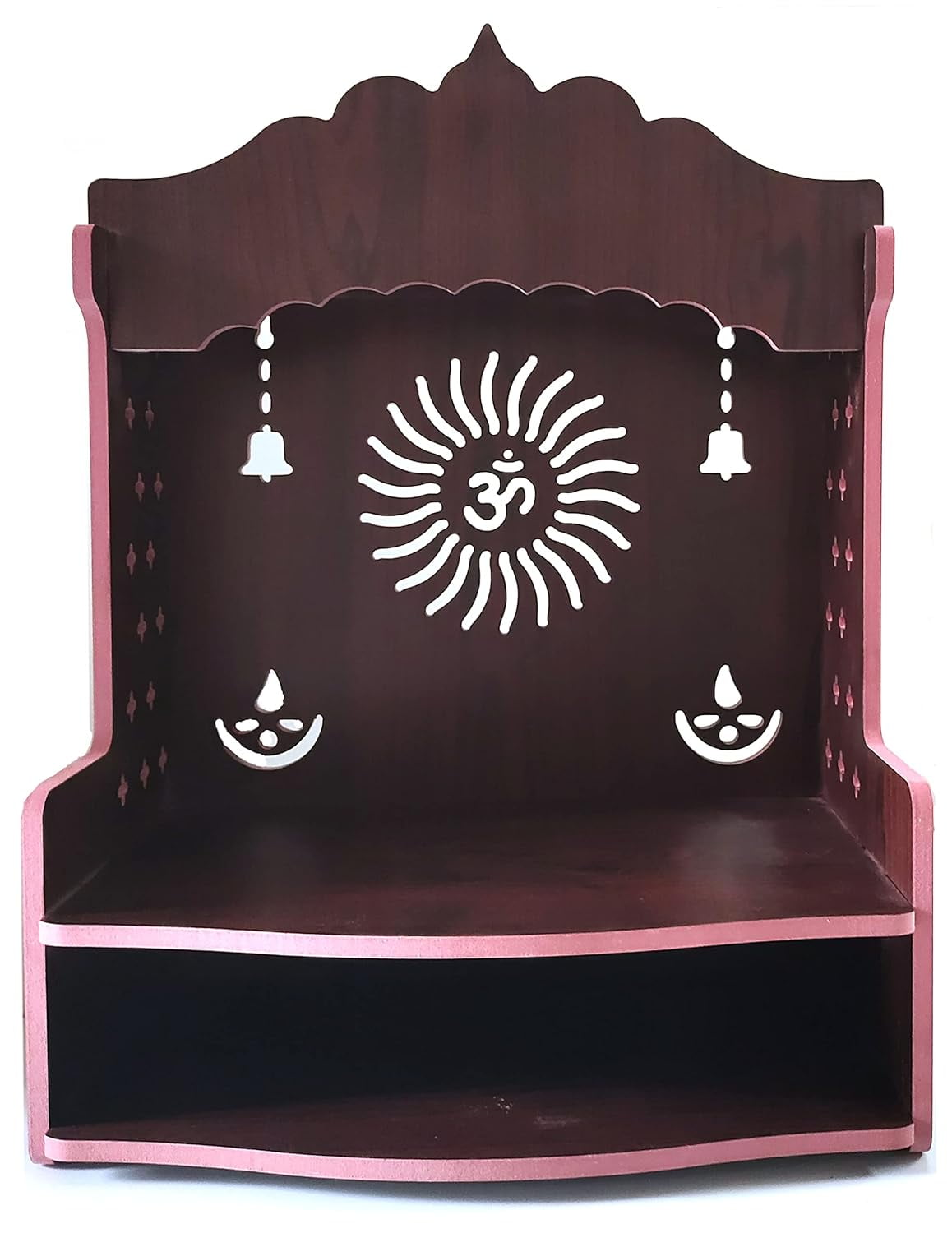 Accessorize Kingdom Beautiful MDF Wooden Temple/Home Temple/Pooja ...