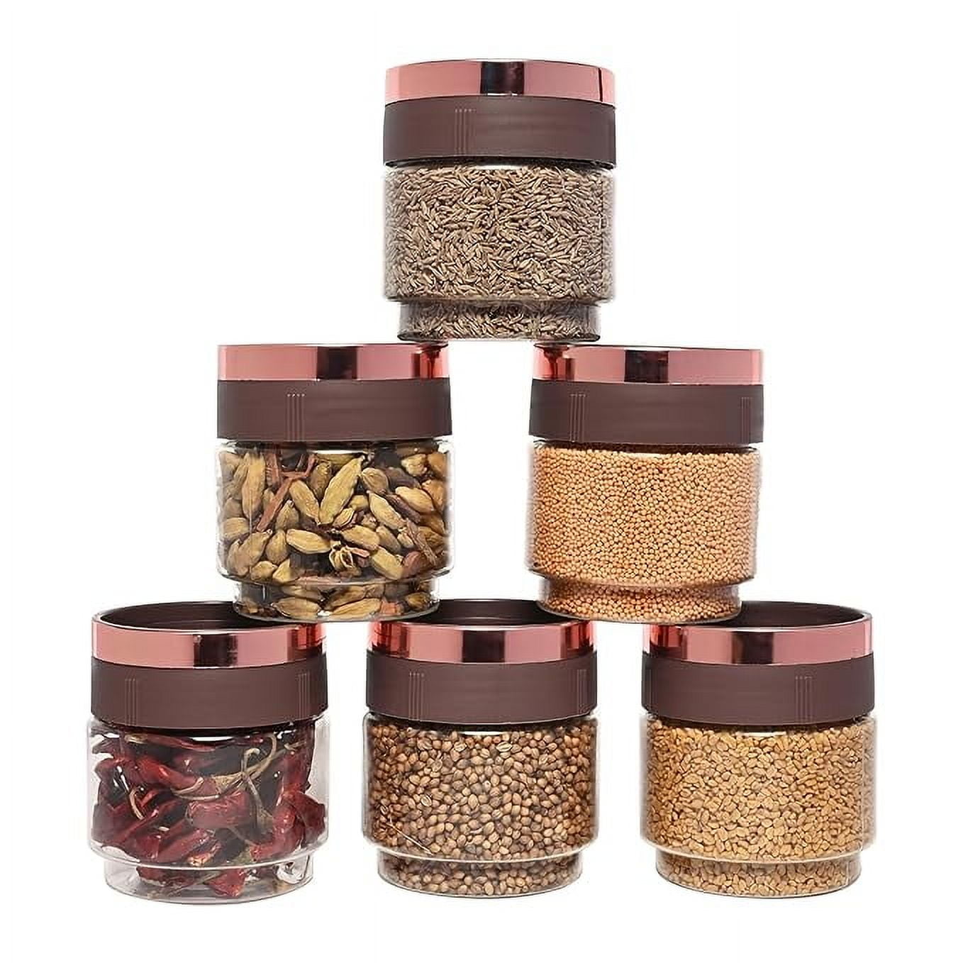 Accessorize Kingdom Stackable Containers for Kitchen with Lid Storage ...