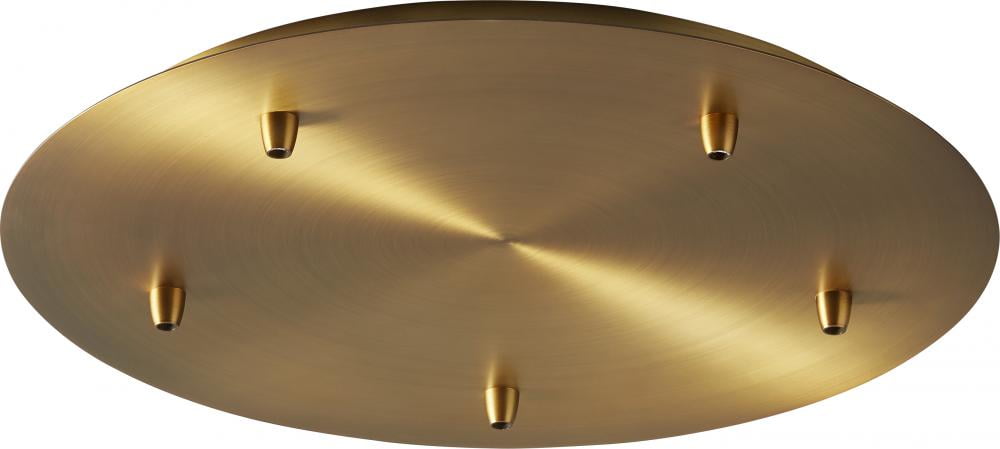 Accessory 19 Inch Multi Pendant Canopy Kit-Aged Brass Finish Oxygen ...