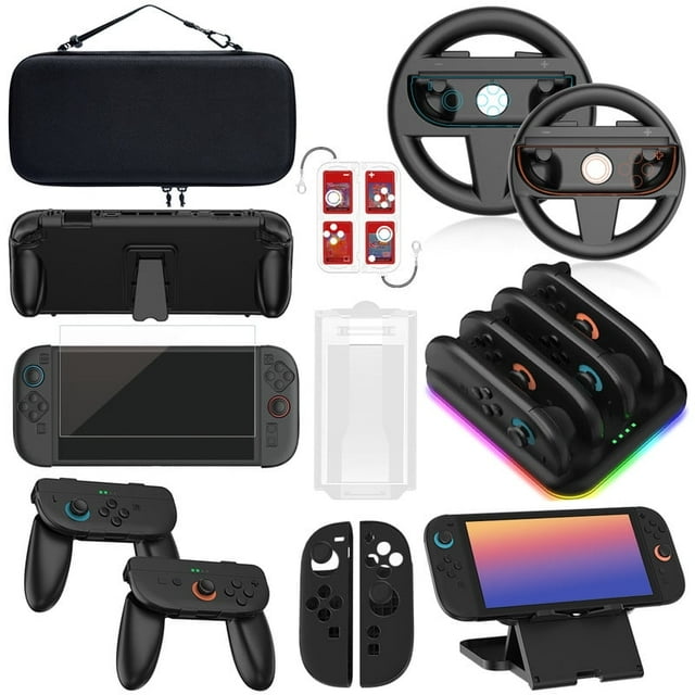 Accessory Bundle Kit for Switch 2, Portable Carrying Case Accessories ...