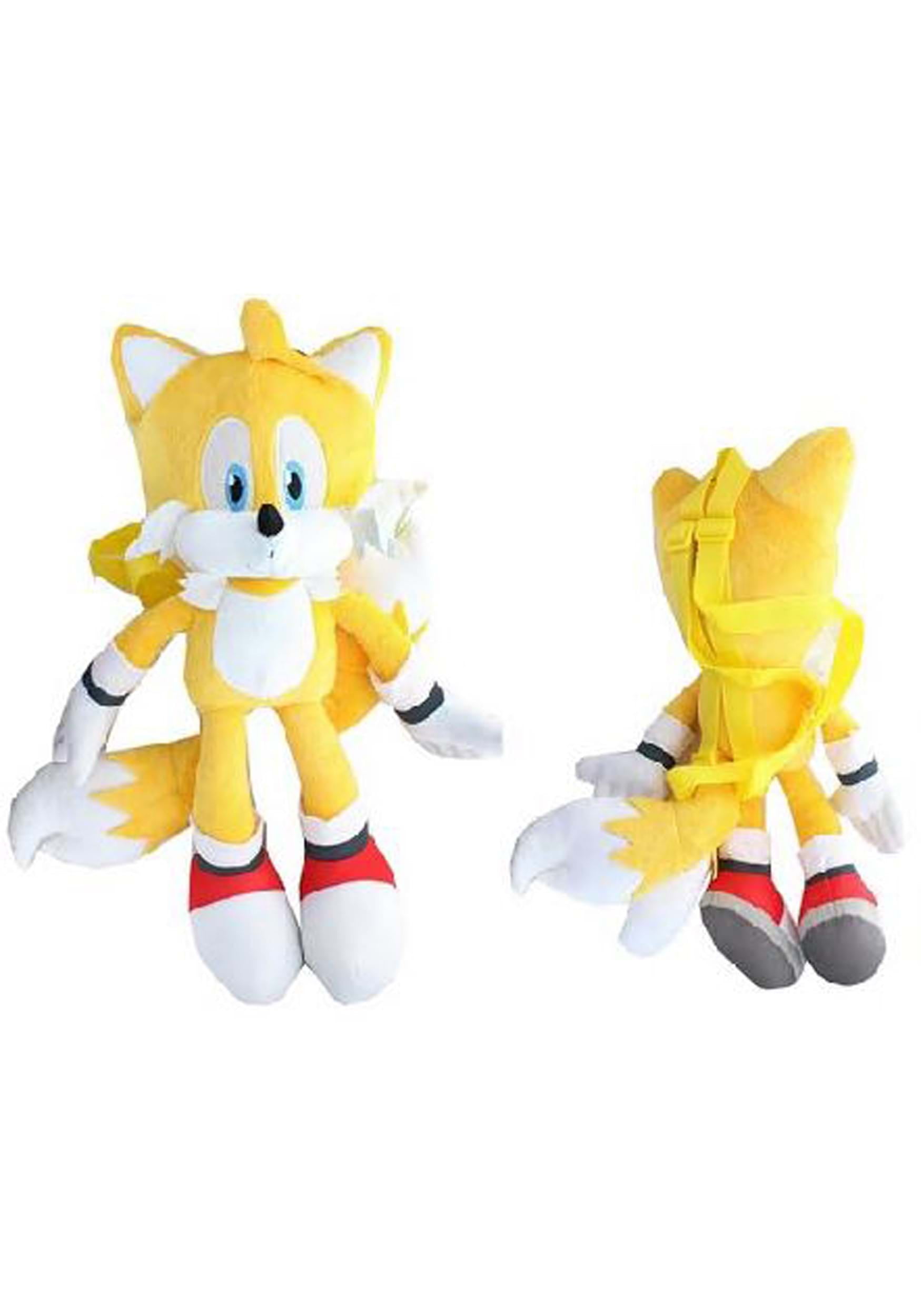 Accessory Innovations 18 Inch Sonic Yellow Tails Plush Backpack ...