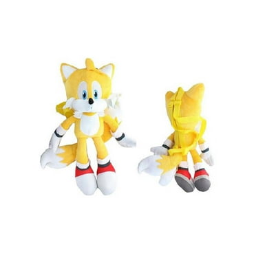 Sonic the Hedgehog Doll Plush Backpack - 17" Tails Backpack - Walmart.com