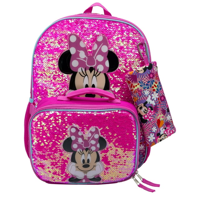 Accessory Innovations 5-Piece Backpack Set, Disney's Minnie Mouse ...