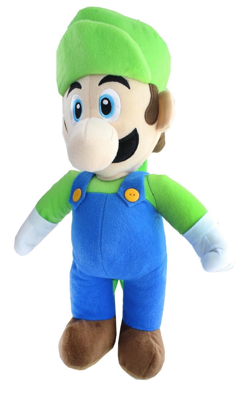 Accessory Innovations AIC-17138-C Super Mario Luigi 17 Inch Plush ...