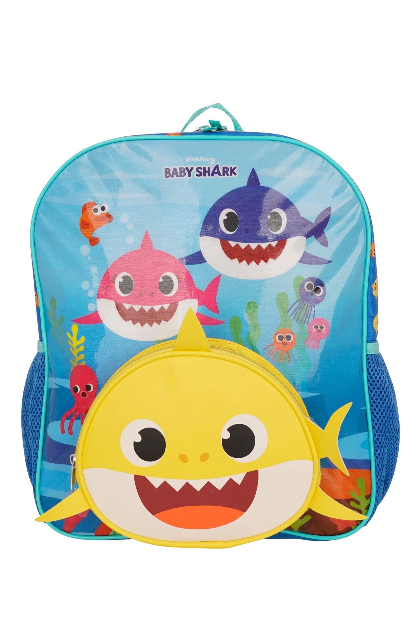 Accessory Innovations Baby Shark Happy Shark Backpack, Blue - Walmart.com