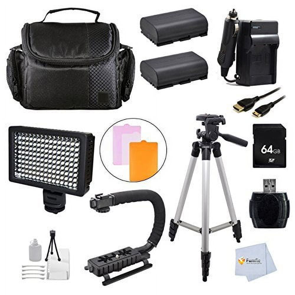 Accessory Kit for Canon VIXIA HF R52, HF R50, HF R500, HF R42 HF R40 ...