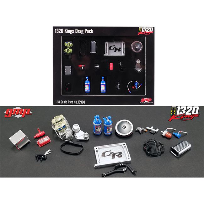 Accessory Pack 19 Pieces for 1969 Chevrolet Camaro 1320 Drag Kings 1-18 ...