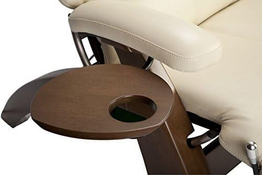 Accessory Table with Cup Holder Finish: Walnut - Walmart.com