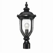 Outdoor Light Fixture Support Post 19-1/2 In. Black - Walmart.com