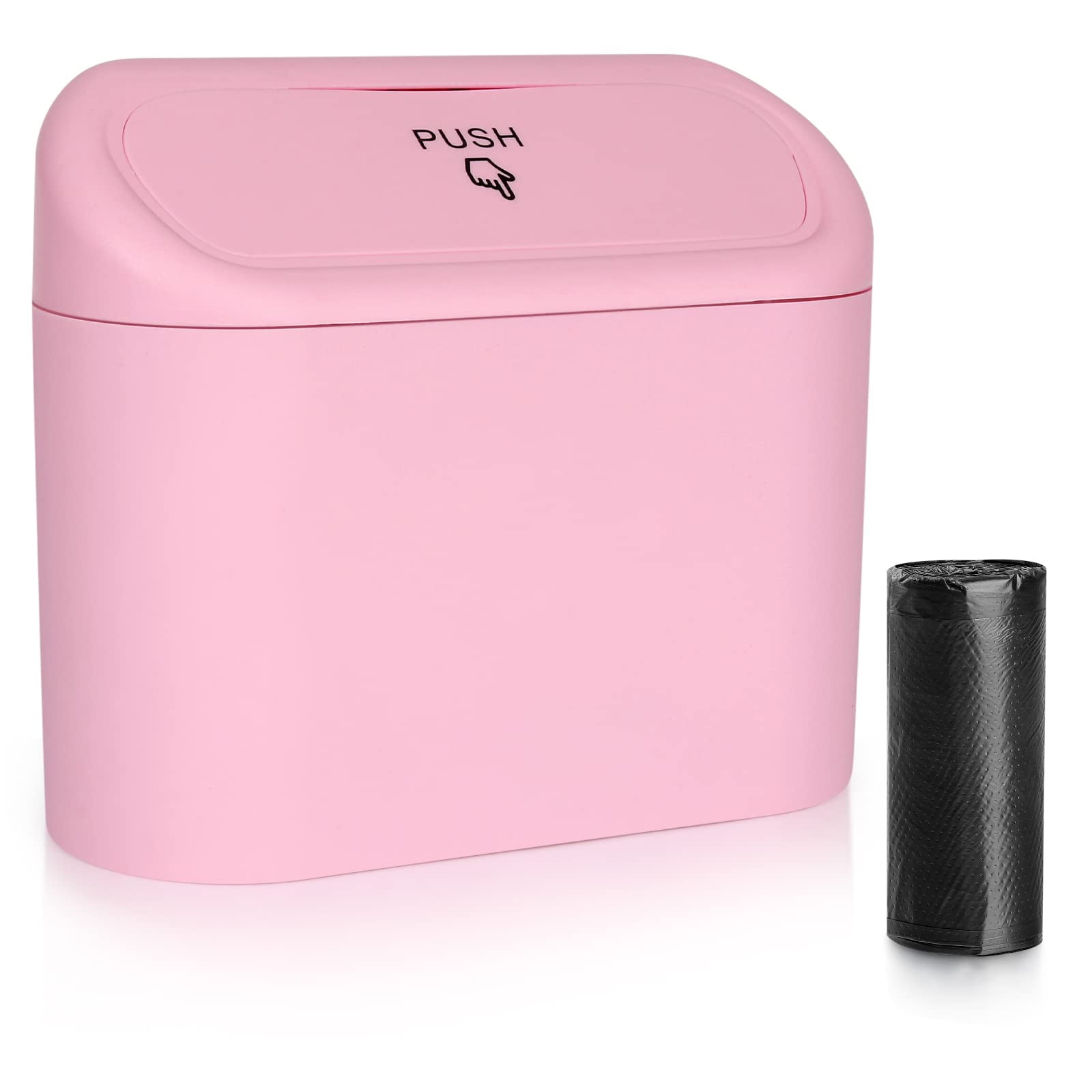 Accmor Car Trash Can with Lid, Vehicle Trash Car Dustbin Garbage ...