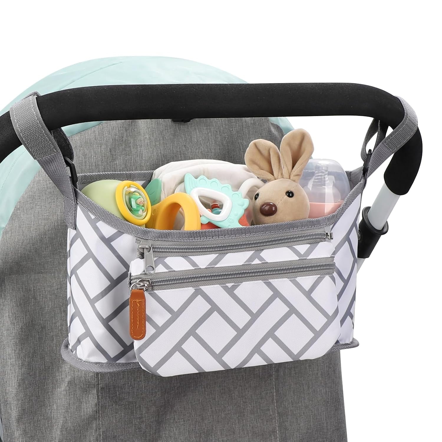 Accmor Universal Stroller Organizer with Detachable Phone Bag, Stroller ...